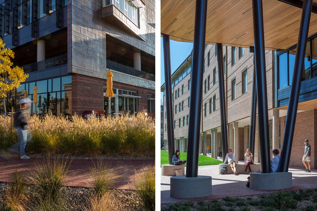 Community Commons and Residence Hall - moore ruble yudell